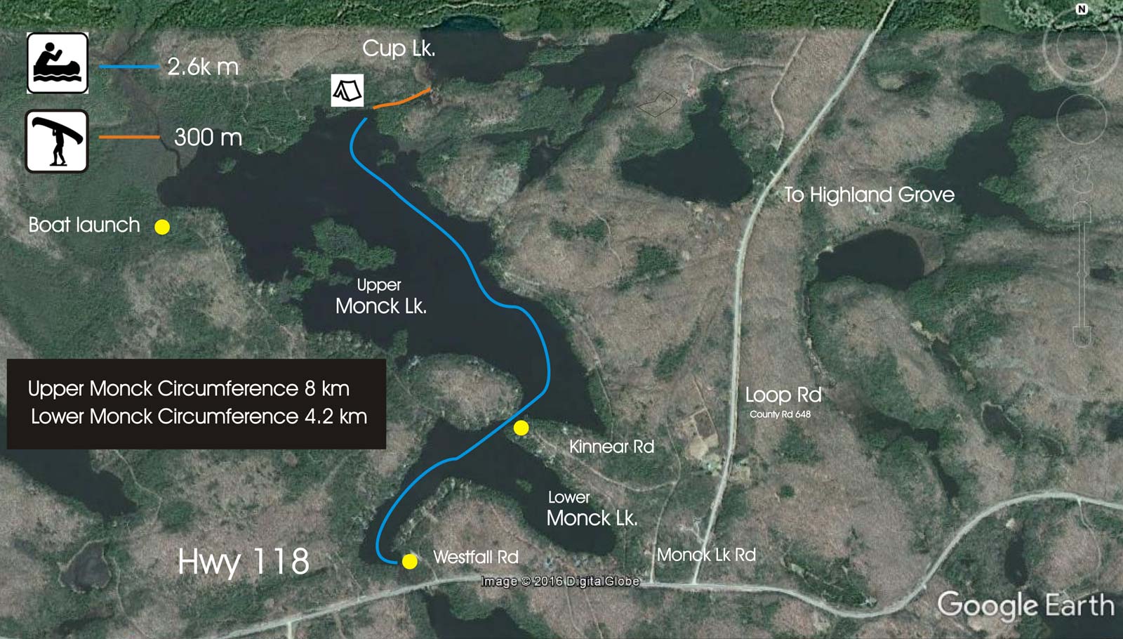 Monck Lake to Cup Lake Portage - Highlands East